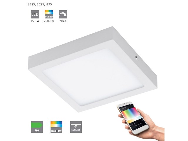 AKCIJA LED RGB bluetooth plafonjera FUEVA-C 96672 - Garancija 5god