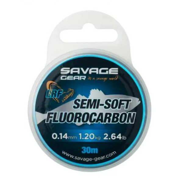 SAVAGE GEAR SEMI-SOFT FLUOROCARBON LRF 0.14MM 1.20KG