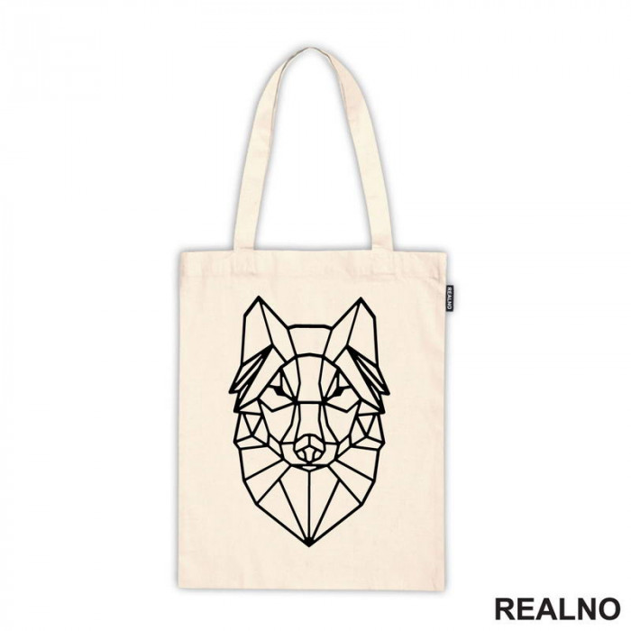 GEOMETRIC WOLF HEAD - VUK - ŽIVOTINJE - CEGER