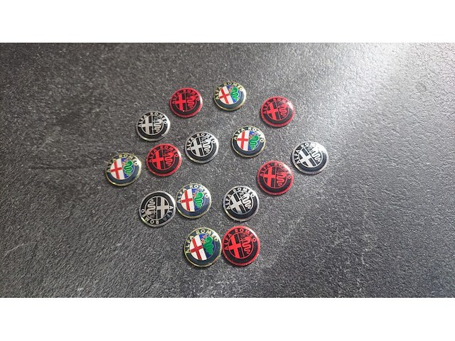NOVO Alfa Romeo znak za kljuc 14mm
