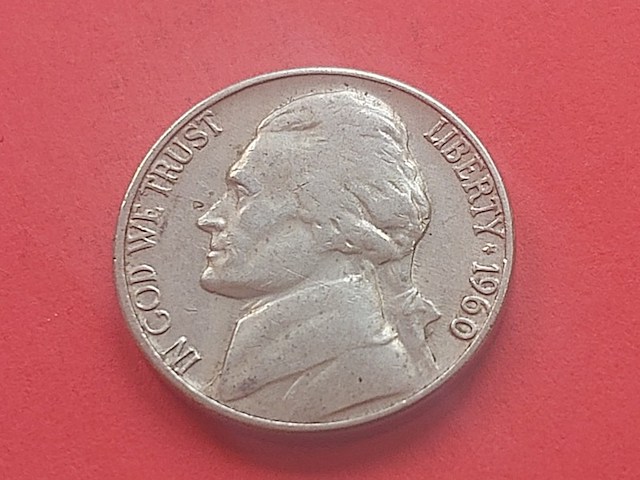 USA  - 5 cents 1960 god