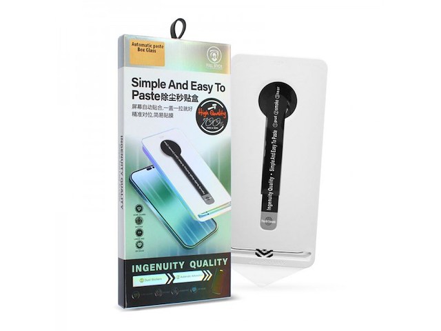 Zaštitno Staklo 2.5D Automatic paste box za iPhone 13/13 Pro/14 6.1 crni