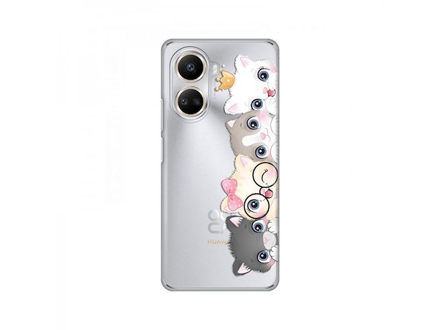 Maskica Silikonska Print Skin za Huawei Nova 10 SE Cats