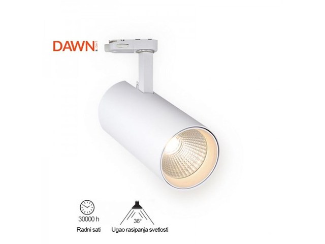 LED REF SINSKI JM-4070 30W 3000K 36° BELI (3-FAZE)