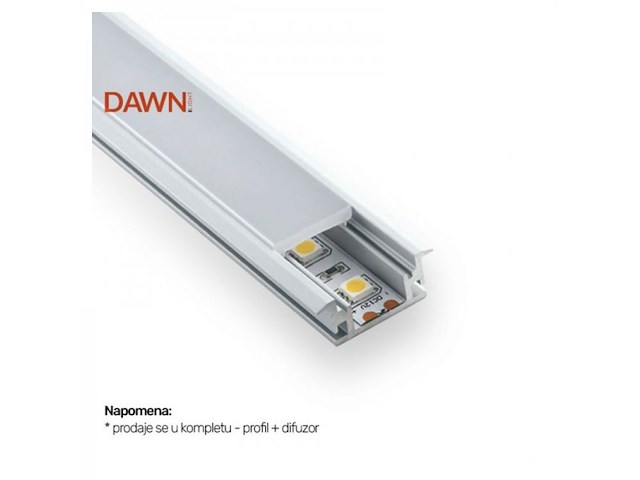 LED PROFIL LL-ALP033 IP67 KOMPLET