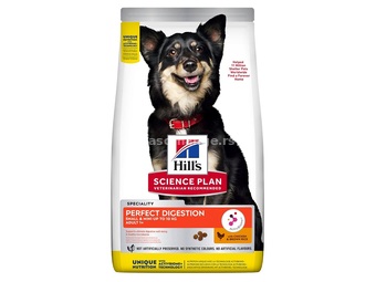 Hill's Science Plan hrana za pse Small&amp;Mini Adult PERFECT DIGESTION - Piletina 6kg