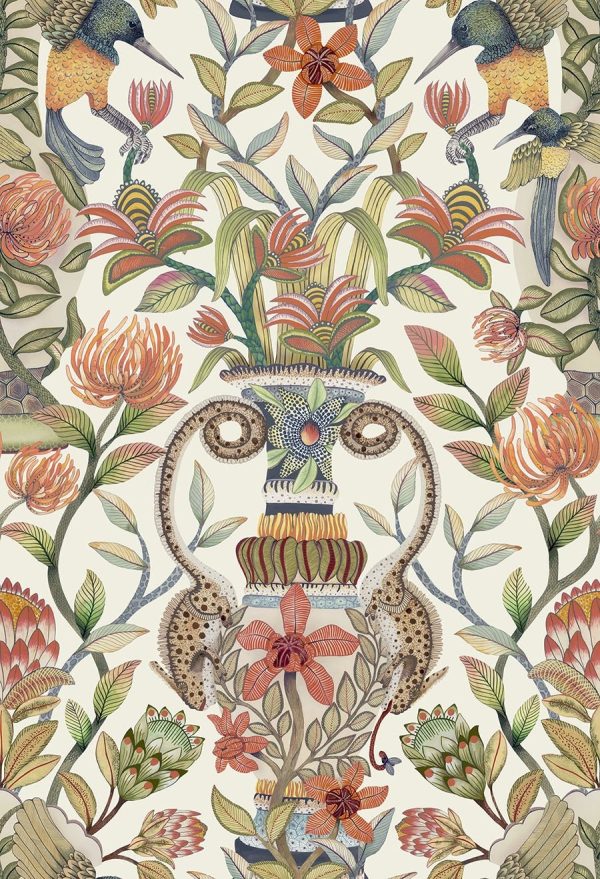 Protea Garden Silk Wallpaper 119/10045 by Cole & Son