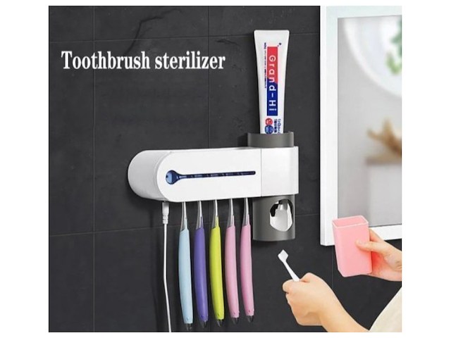 Dozer za pastu za zube + Držač za četkice + Sterilizator