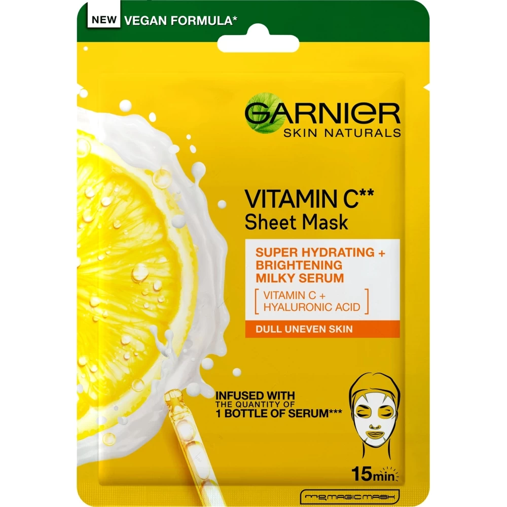 GARNIER SKIN NATURALS MASKA ZA LICE 28G SA VITAMINOM C