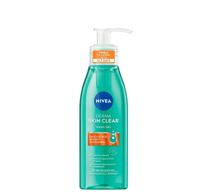 NIVEA VISAGE DERMA SKIN CLEAR GEL ZA UMIVANJE 150ML 98755