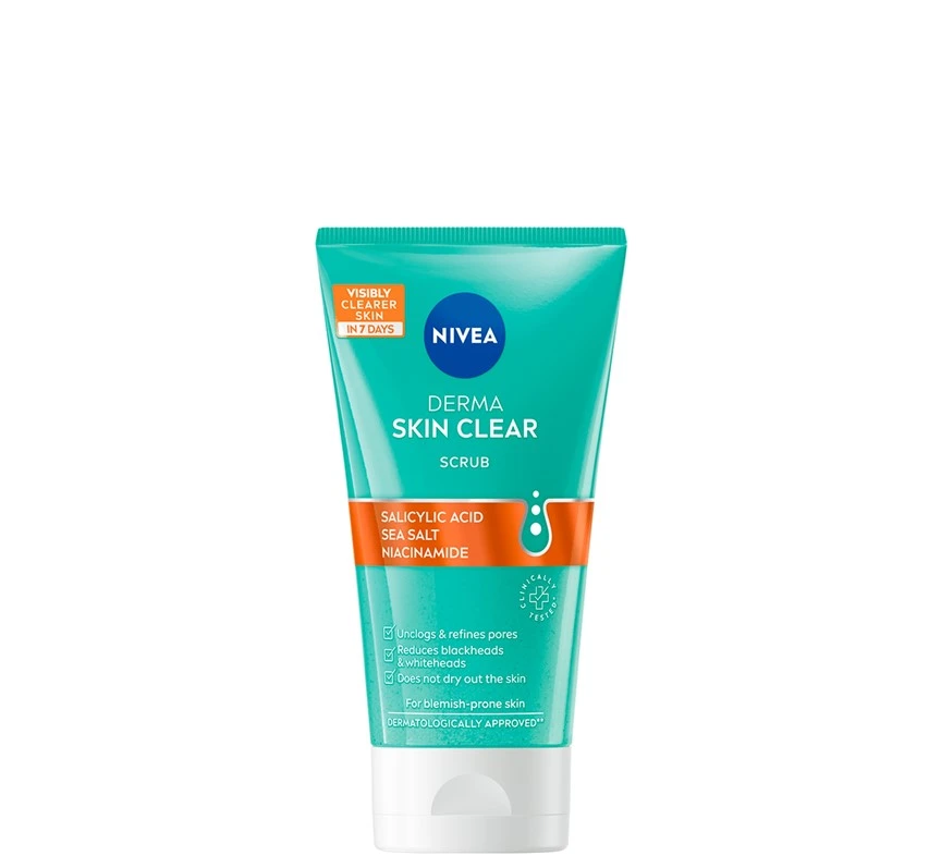 NIVEA VISAGE DERMA SKIN CLEAR PILING ZA LICE 150ML 98757