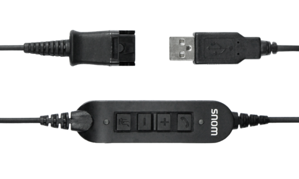Snom ACUSB Kabal adapter povezuje slušalice Snom A100M/A100D