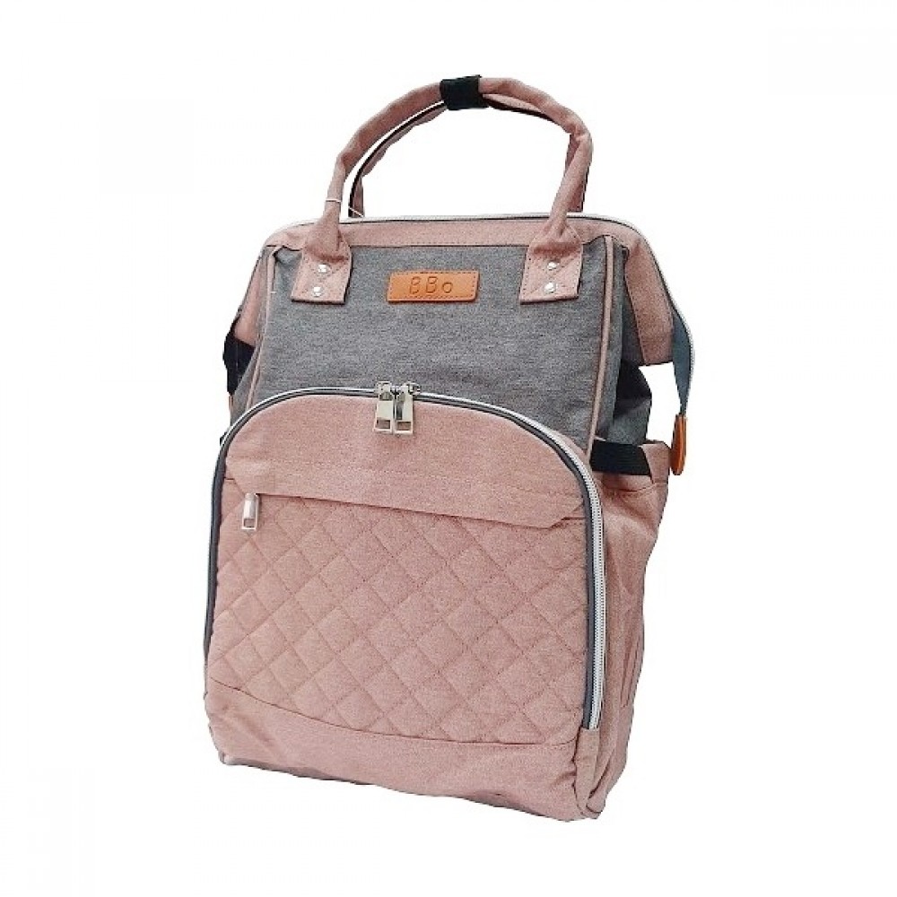 BBO torba za mame/ranac Sport Mama Bag roza/siva