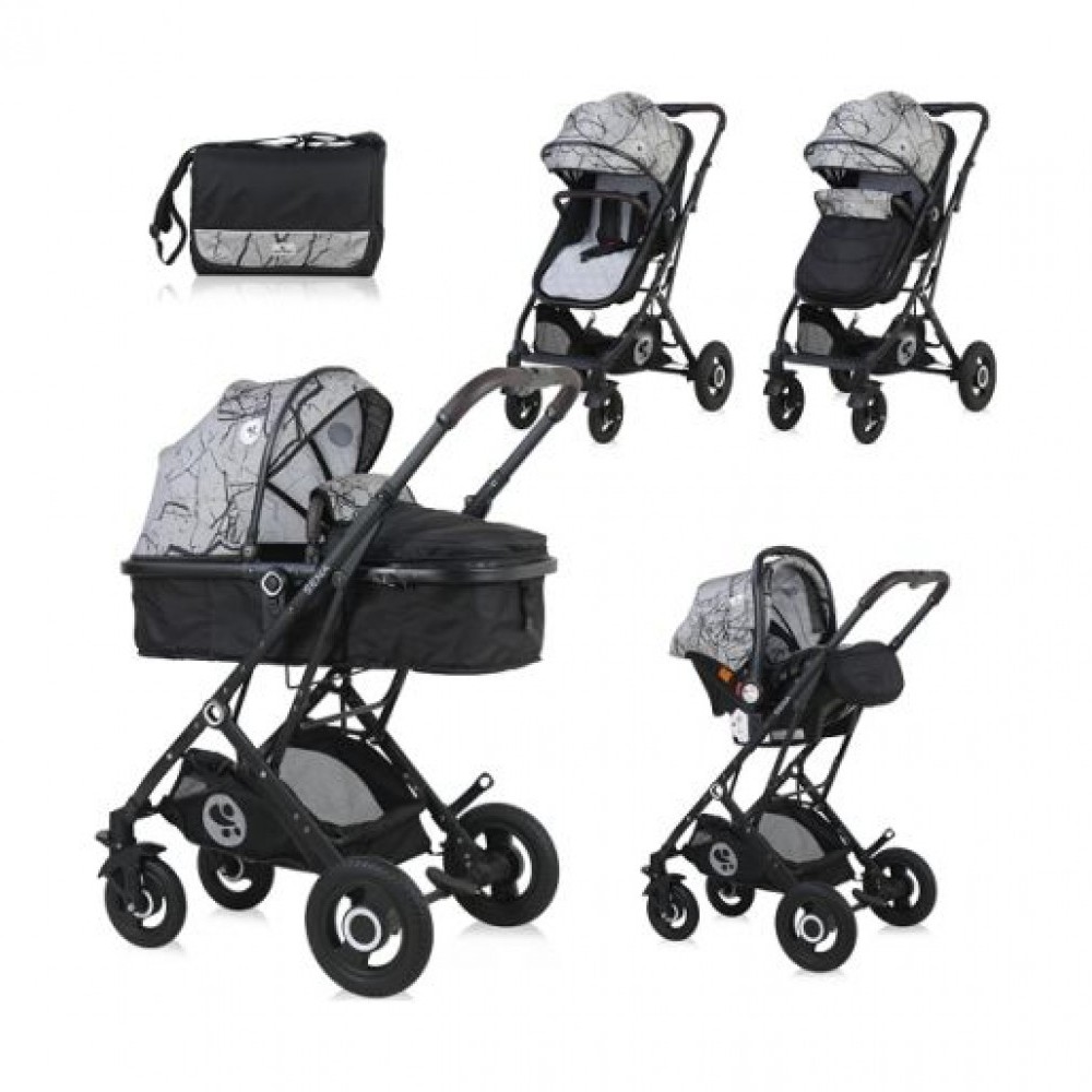 Lorelli Kolica za bebe Sena set - Grey Marble