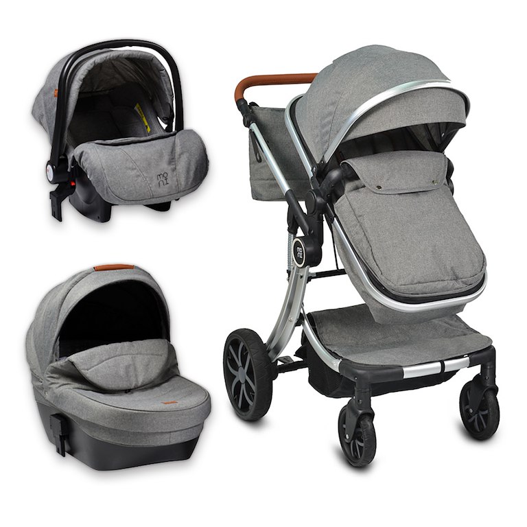 Cangaroo Polly kolica set 3u1 Grey