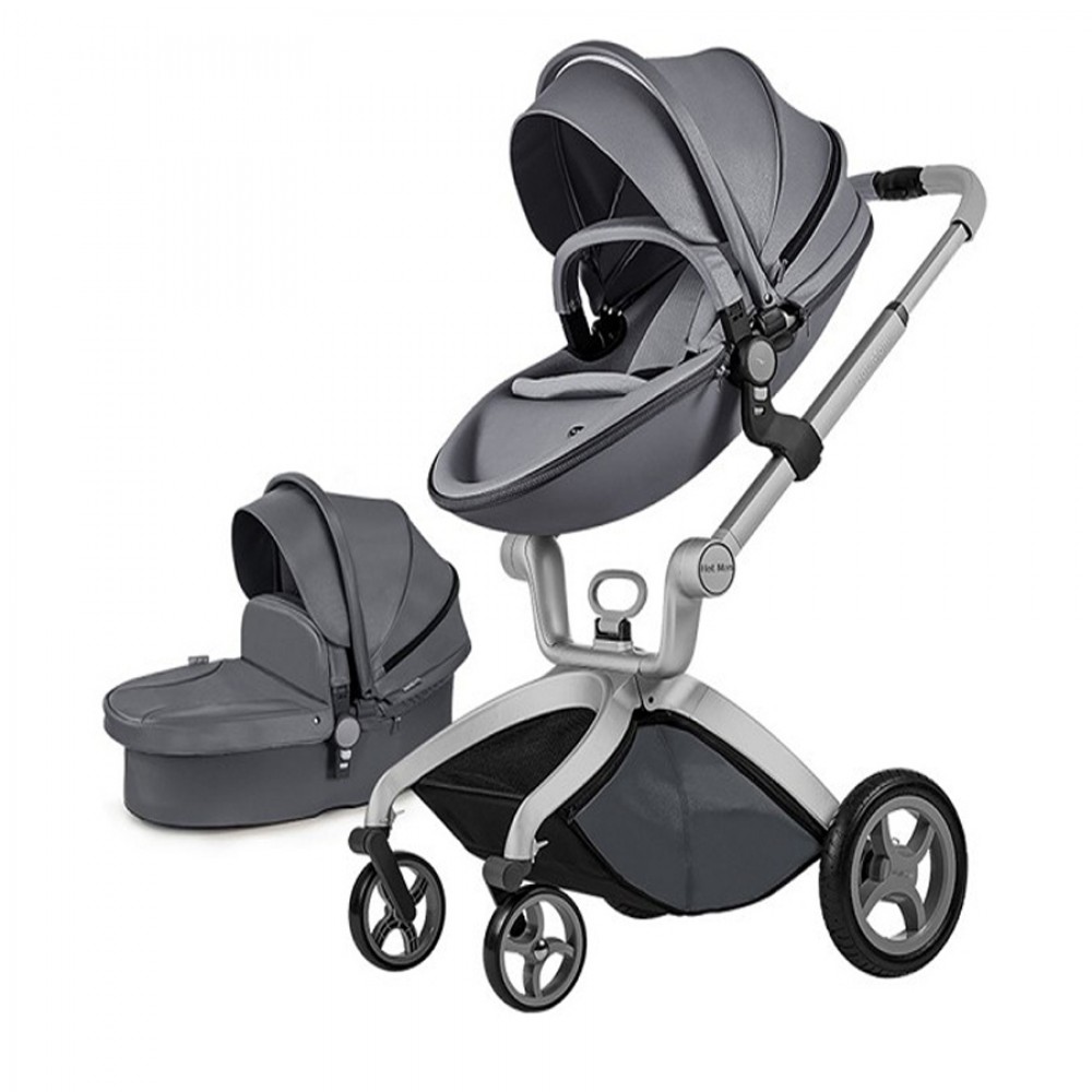 Kolica za bebe HOT MOM Dark Grey 2u1
