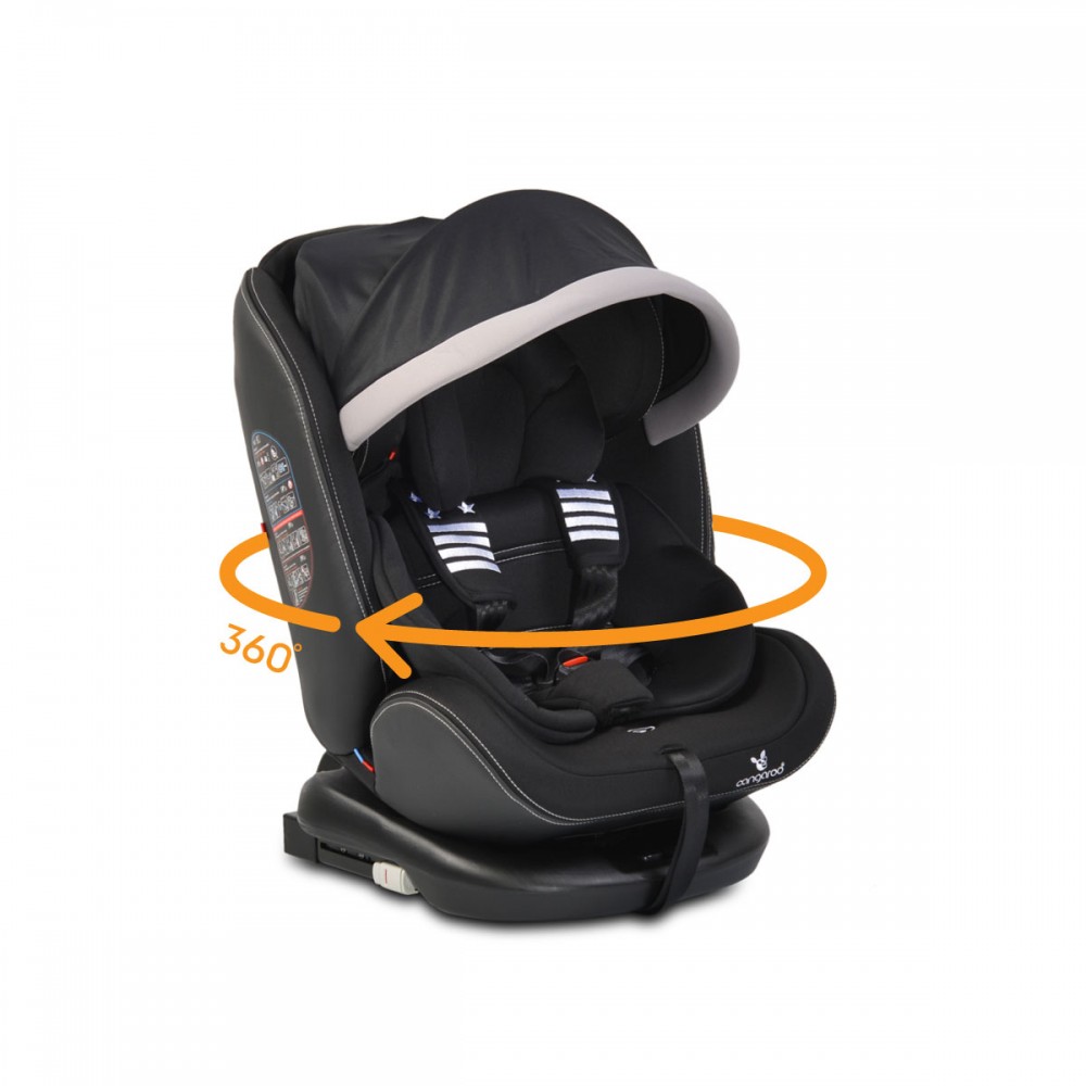 Auto sedište Pilot isofix 0-36kg Black