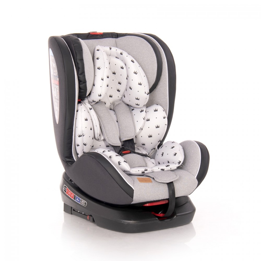 Auto sedište Nebula Isofix Grey Crowns 0-36 kg