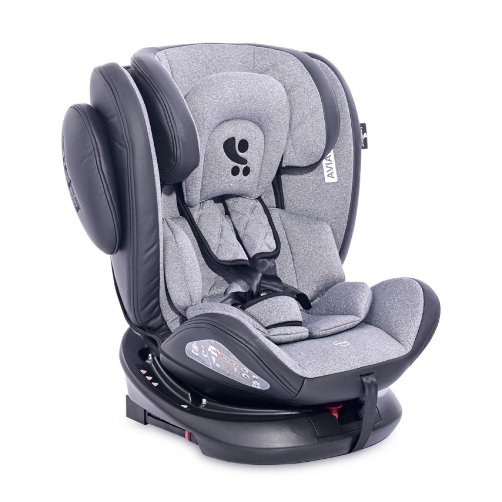 Auto sedište Aviator Isofix Black and Light Grey 0-36kg