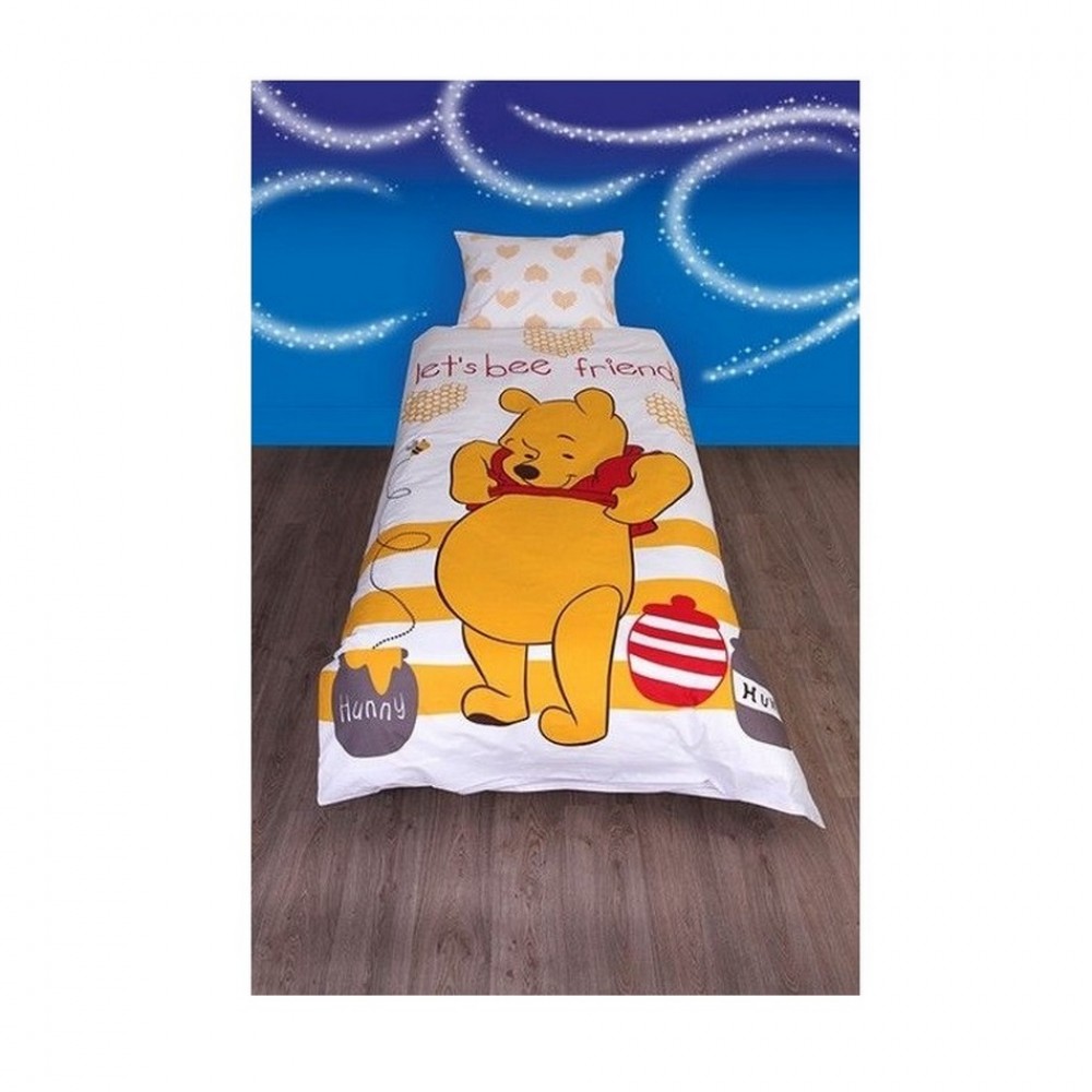 Pokrivač i jastučnica Winnie the Pooh 140x200 cm