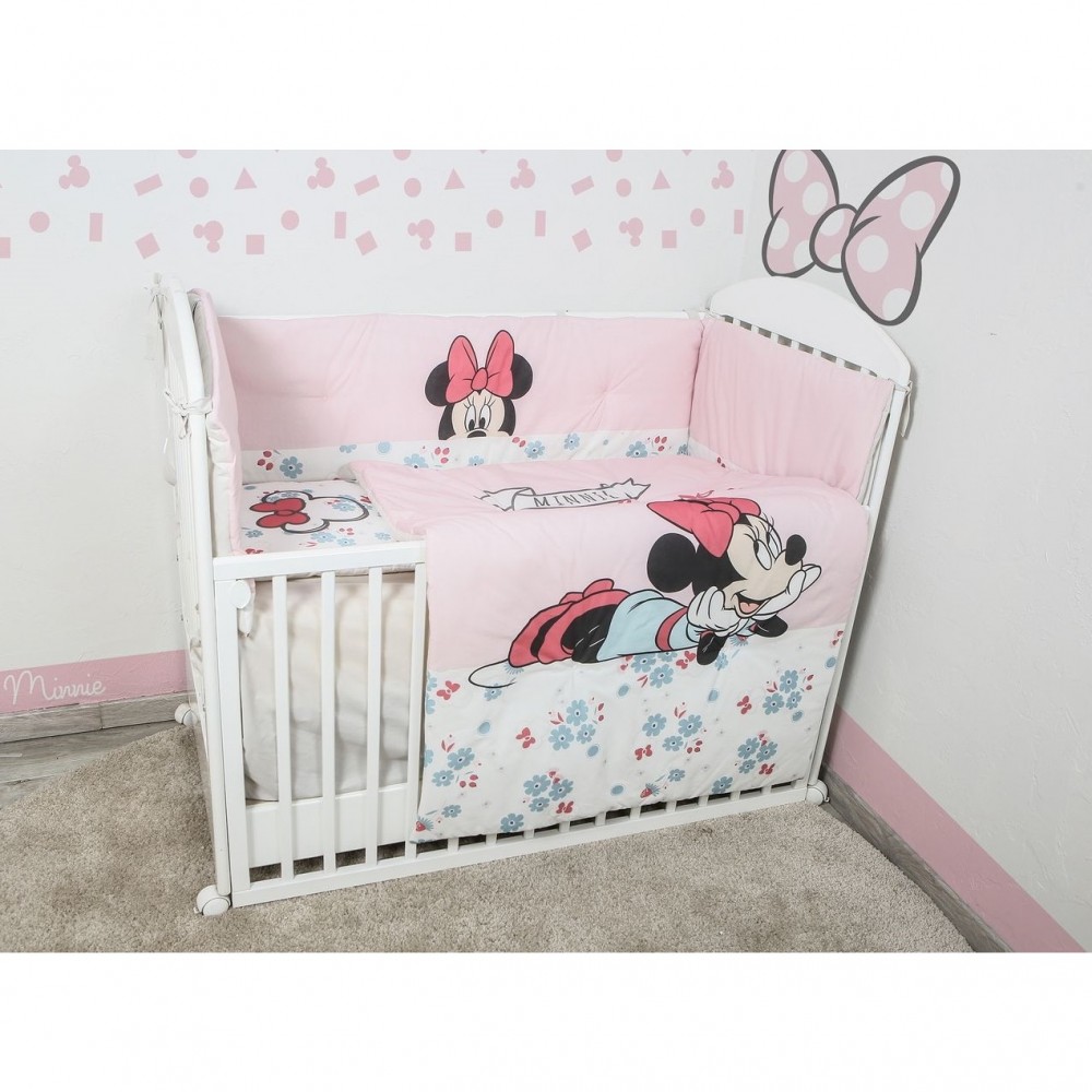 Bebi posteljina sa ogradicom Minnie 2512