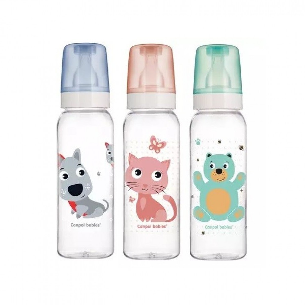 Canpol flašica Happy Animals 250 ml