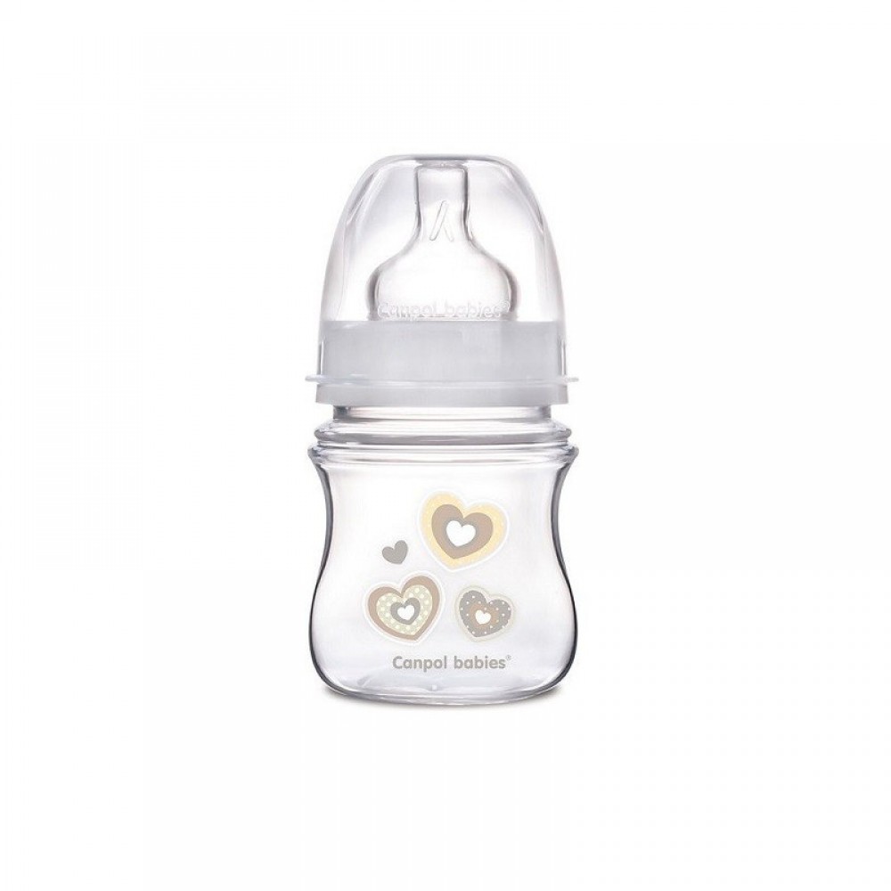 Flašica Wide Neck Easy Start - anticolic 120ml Newborn Baby, bela-bež