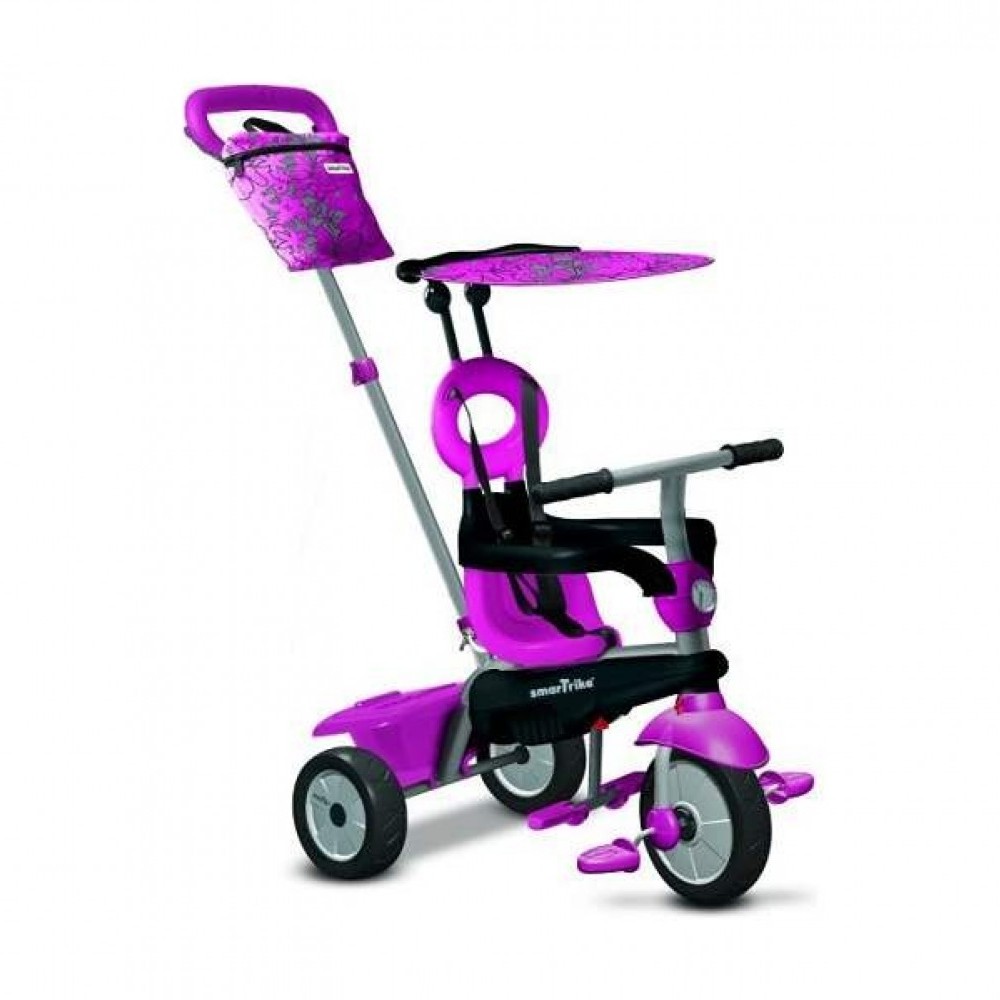 Tricikl Smart Trike Vanilla 4u1 - Pink