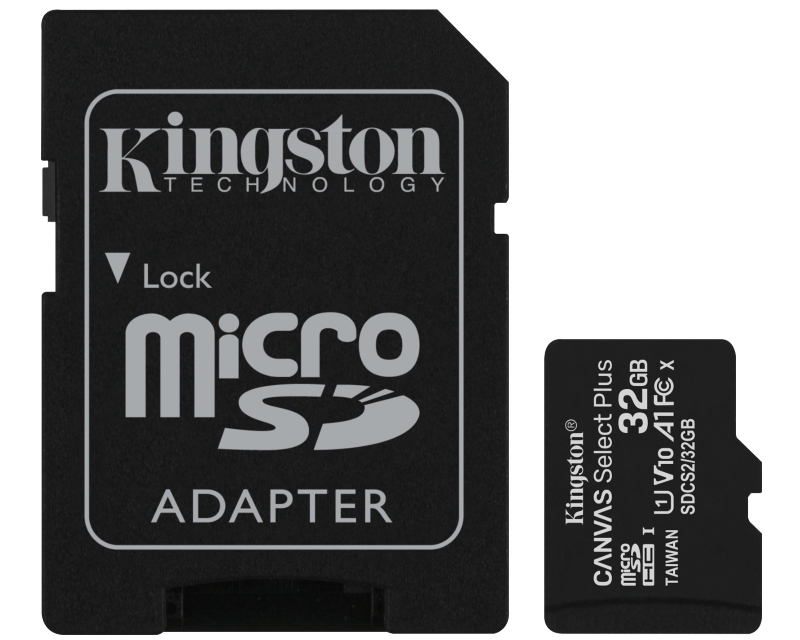 Memorijska kartica A1 MicroSDHC 32GB 100R class 10 SDCS2/32GB + adapter
