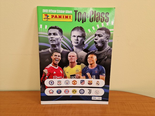 Album Top Class 2022 Panini novo