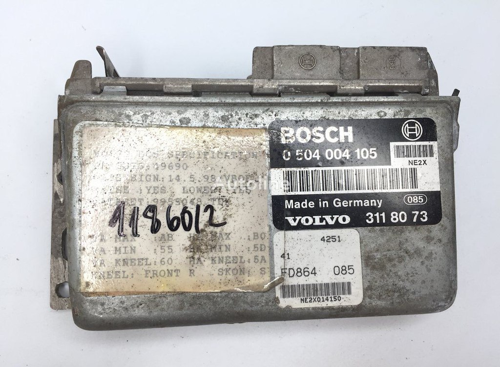 Bosch B10M (01.78-12.03) 0504004105 upravljačka jedinica za Volvo B6, B7, B9, B10, B12 bus (1978-2011) autobusa