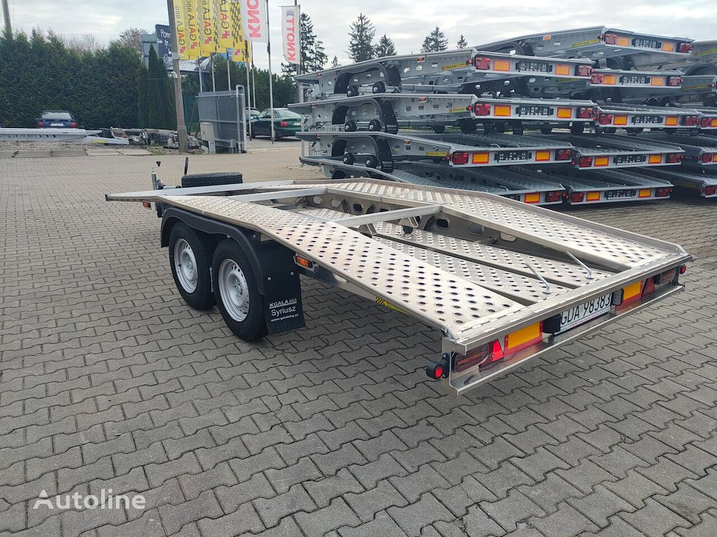 Nova Kubix GALA Laweta aluminiowa dwuosiowa 400x210 prikolica autotransportera