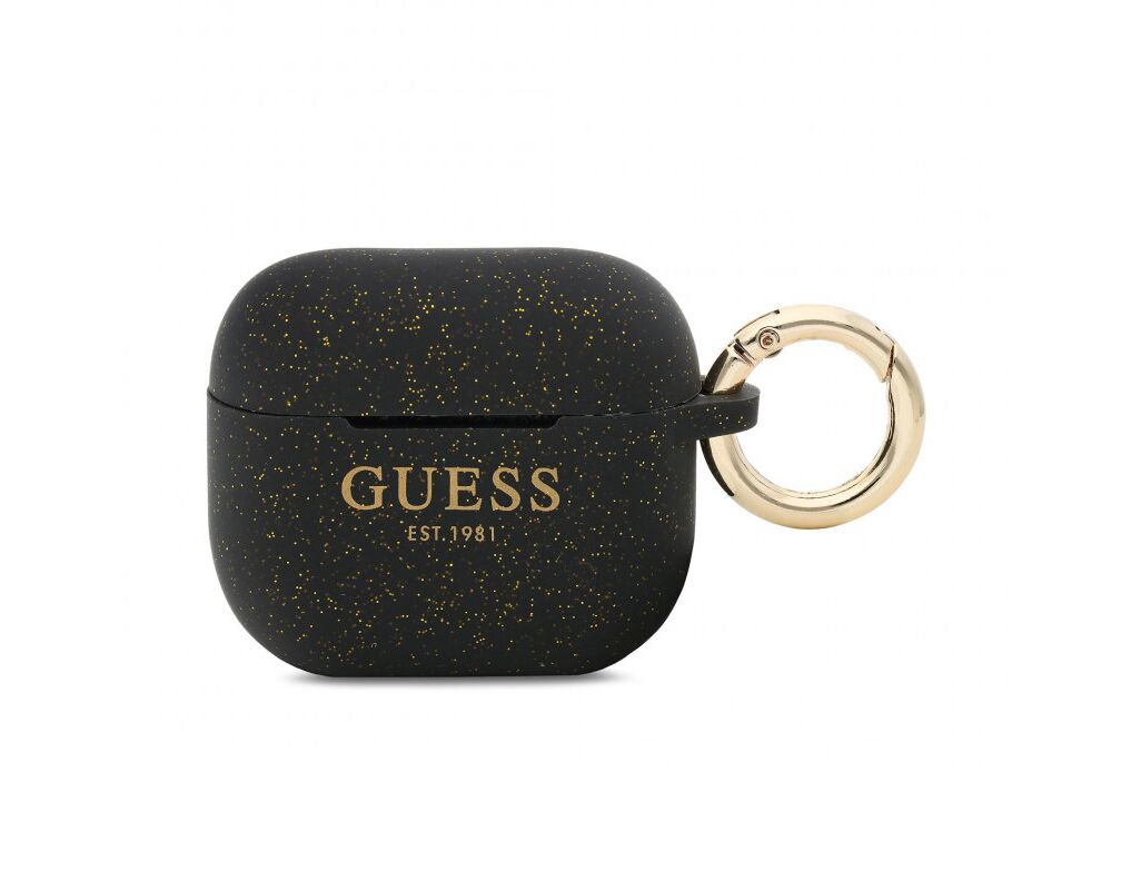 Futrola Guess Airpods 3 Glitter crna (GUA3SGGEK)