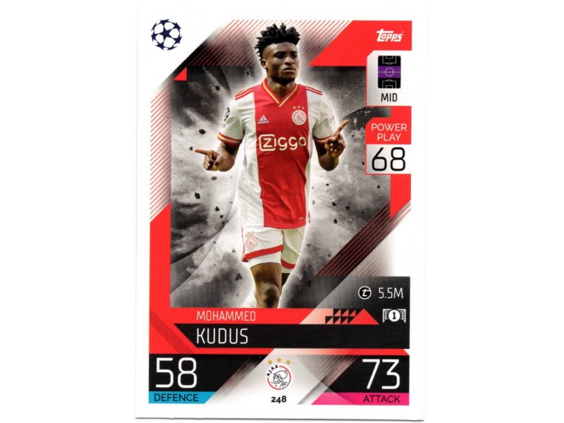 248.Mohammed KUDUS-AFC AJAX - TOPPS Match ATTAX 2022/23