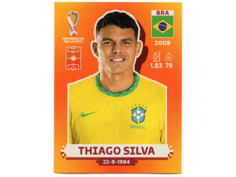 BRA.8 - THIAGO SILVA - PANINI FWC Qatar 2022
