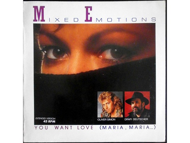 Mixed Emotions-You Want Love(Maria,Maria)12`(MINT,1986)