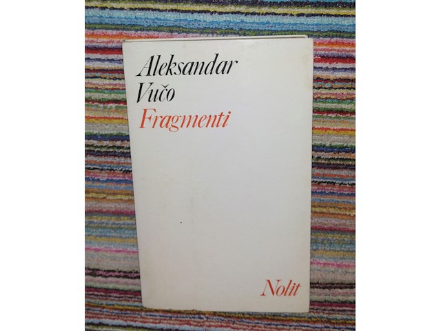 FRAGMENTI - ALEKSANDAR VUČO