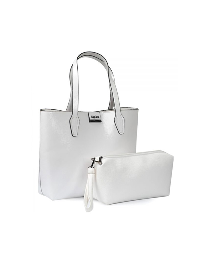 TORBA TOTE BGT BRS001-356 WHITE Bigz Office