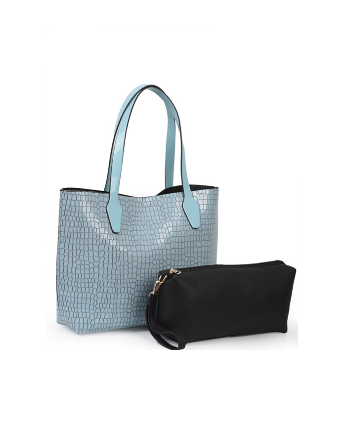 TORBA TOTE BGT BRS001-356 BLUE Bigz Office