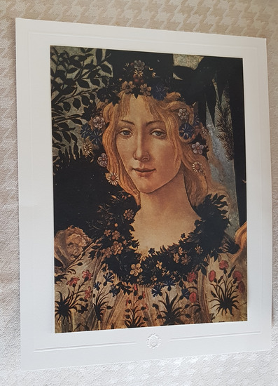 Il Botticelli, Testa della Flora- collotipia, or.