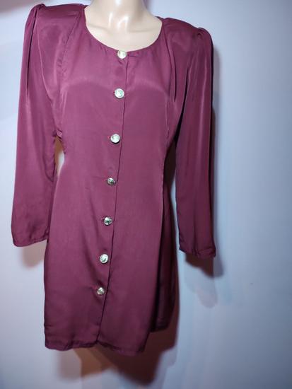 Vintage košulja/haljina/tunika bordo, po meri