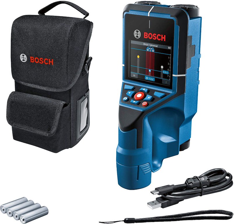 Bosch Wallscanner D-tect 200 C detektor struje - kablova pod naponom sa torbom, 0601081600 - Dual power source: moguć je rad sa 12V/10,8V LI akumulatorom kao i sa standardnim alkalnim baterijama