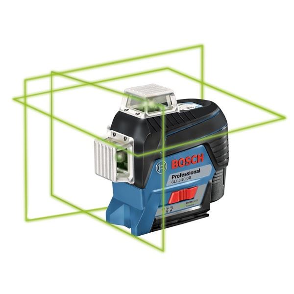 Bosch GLL 3-80 CG LB laser za ukrštene linije, zeleni zrak