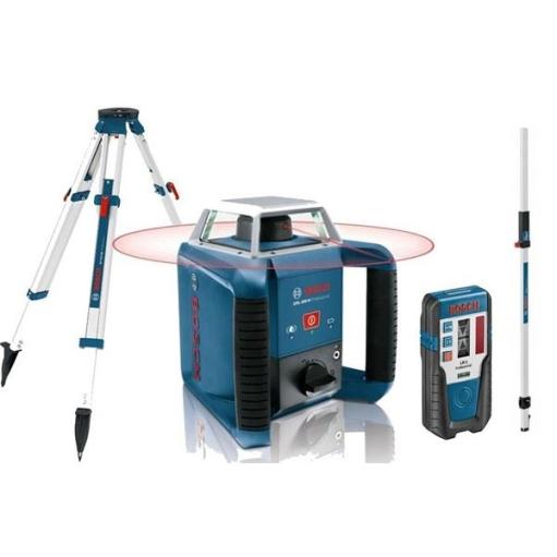 Bosch GRL 400 H + BT 170 HD + GR 240 Rotacioni laser + LR 1 prijemnik + stativ + merna letva u koferu