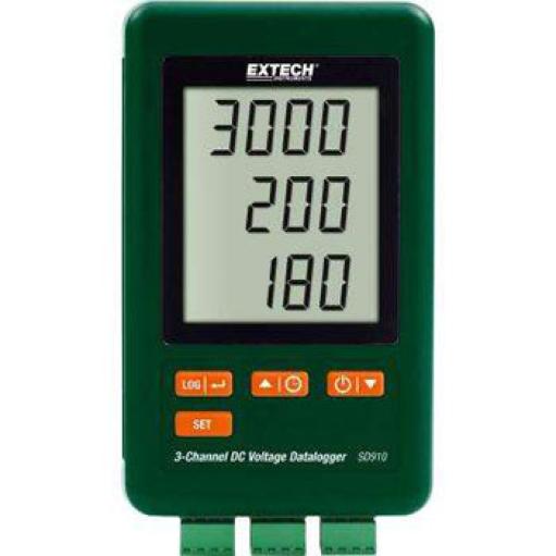 Extech trokanalni merač i zapisivač mA DC struje SD 910