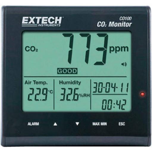 Extech stoni merač ugljen dioksida (CO2) vlažnosti i temperature vazduha CO 100