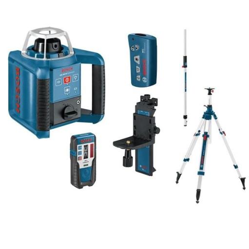 Bosch GRL 300 HV + BT 300 HD + GR 240 Rotacioni laser + stativ + merna letva + prijemnik