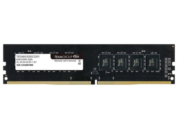Team Elite Memorija 8GB DIMM DDR4 3200MHz (TED48G3200C2201)
