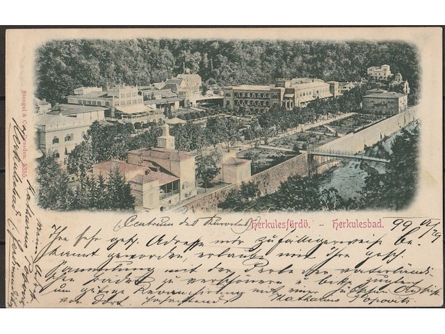 Rumunija - Herkulesbad 1899