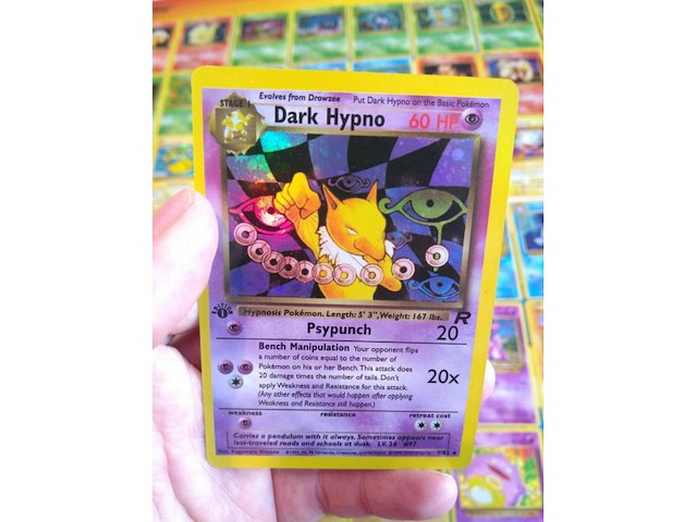 Pokemon karta Dark Hypno sijajuci - Pokemoni karte